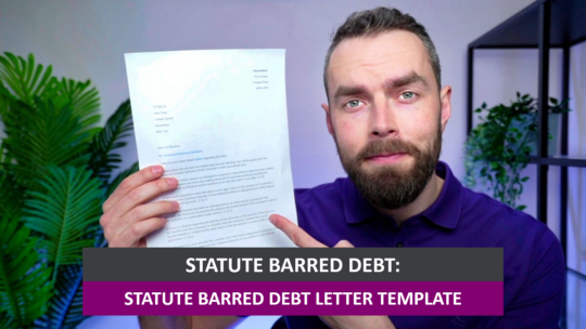 Statute Barred Debt Letter - Free Sample Letter Template
