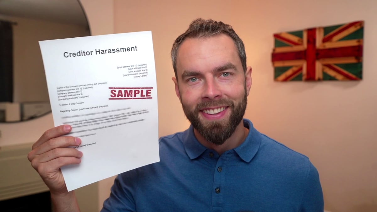 Creditor Harassment Sample Letter Template