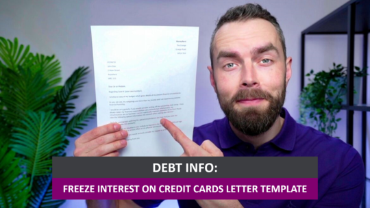 Freeze Interest on Credit Cards - Sample Letter Template