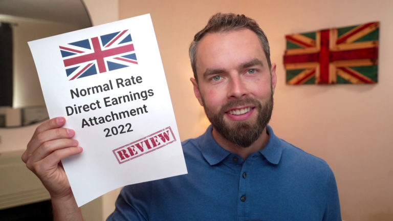 Normal Rate Direct Earnings Attachment