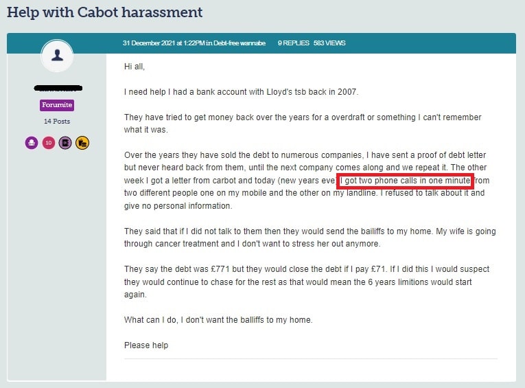 Cabot Financial Debt Collectors UK - Should You Pay? 2023