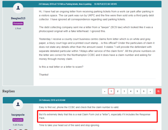How to Spot a Fake County Court Business Centre Claim Form Letter