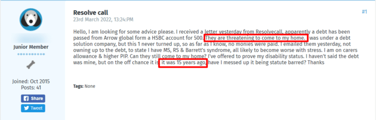 Resolvecall Debt Collectors (Resolve Call) - Should You Pay?