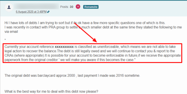 Unenforceable Debt - What You Need to Know