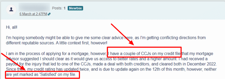 Will a Satisfied CCJ Affect My Credit? Pay Off Debt?