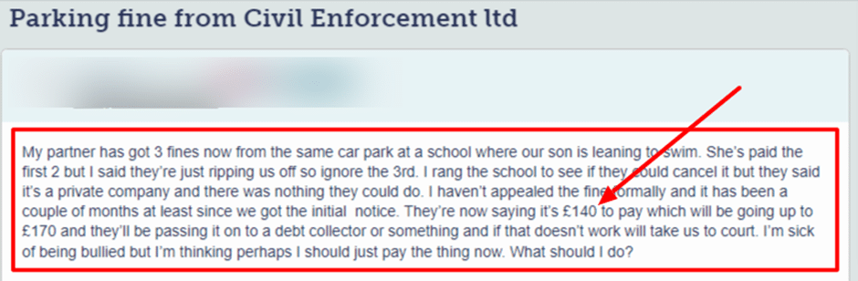 Civil Enforcement PCN - Pay or Appeal?