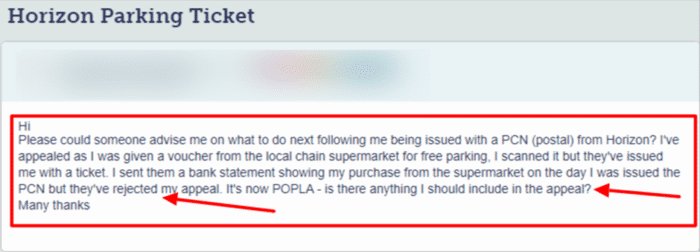 Horizon Parking Fine - Should you Pay or Appeal?
