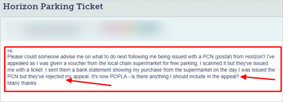 Horizon Parking Fine - Should you Pay or Appeal?