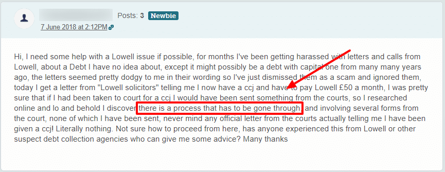 How to Spot a Fake County Court Business Centre Claim Form Letter