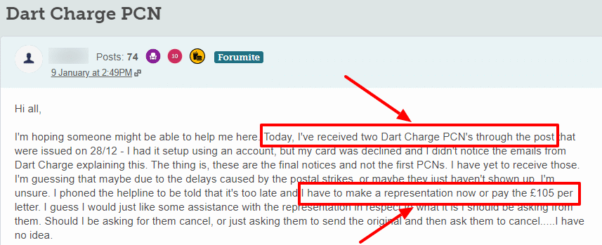 Dart Charge Penalty Charge Notice - What You Need To Know