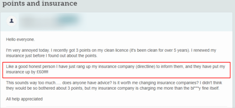 The Cheapest Car Insurance With Points - 2023 Ranking