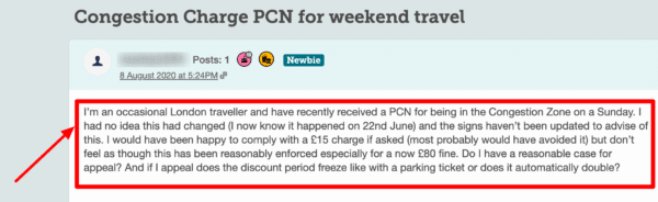 Transport for London Penalty Charge - Pay or Appeal?