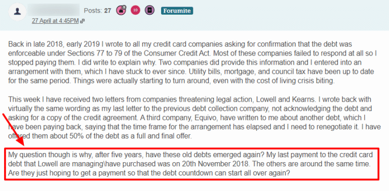 How Long Can You Be Chased for a Debt?