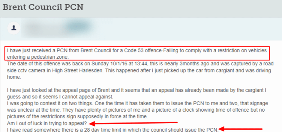 Brent PCN - Should you Pay or Appeal?