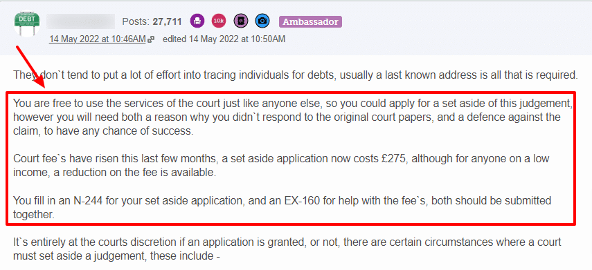 Setting Aside a CCJ - Simple guide, FAQs, Tips & More